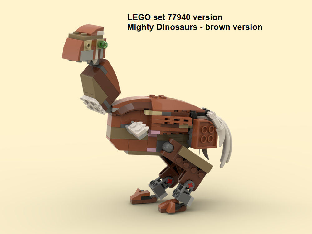 Lego Moc 31058 Gastornis As Herbivore By Ambrosino Rebrickable