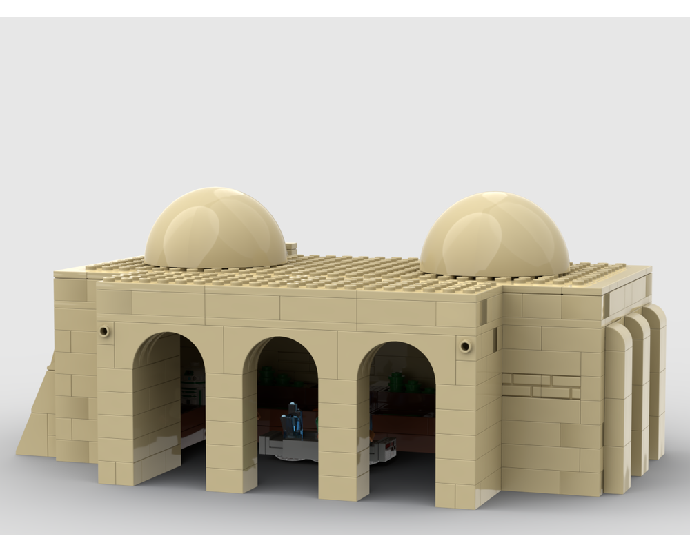 Lego Moc Tatooine Modular Building05 By Paulojorgeramos Rebrickable