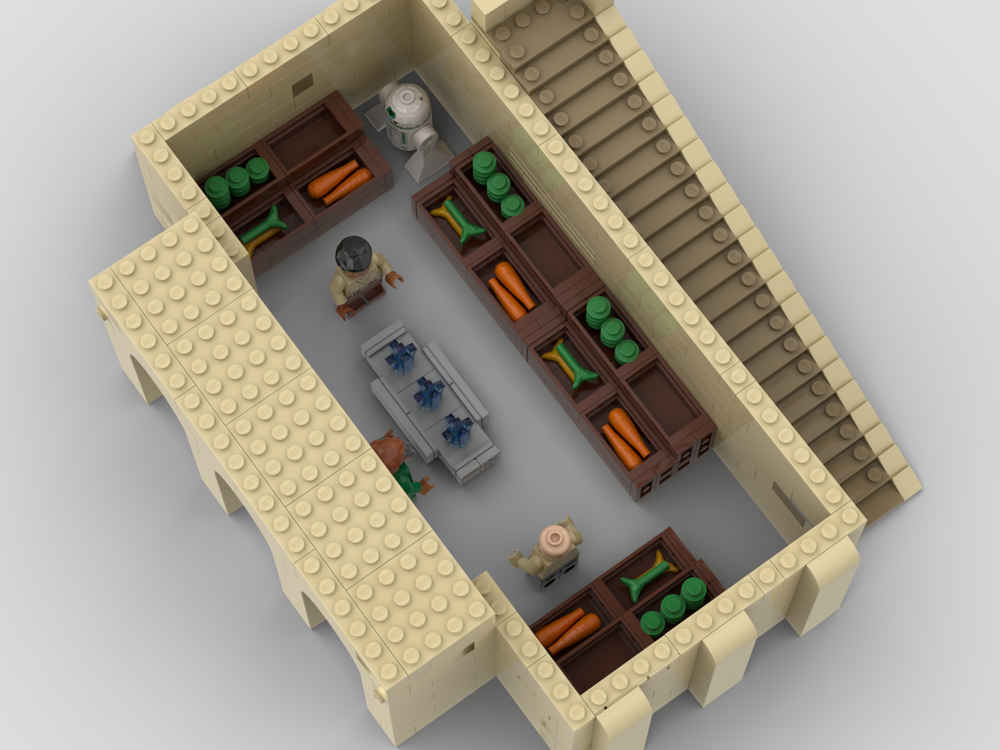 Lego Moc Tatooine Modular Building05 By Paulojorgeramos Rebrickable
