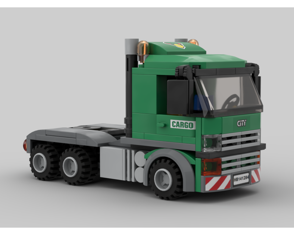 Lego Moc Cargo Cabover And Container Trailer By Haulingbricks