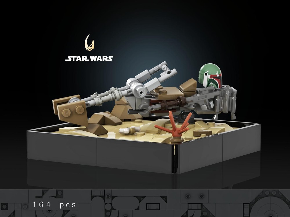 LEGO MOC The Mandalorian Speeder by Marius2002 | Rebrickable - Build ...