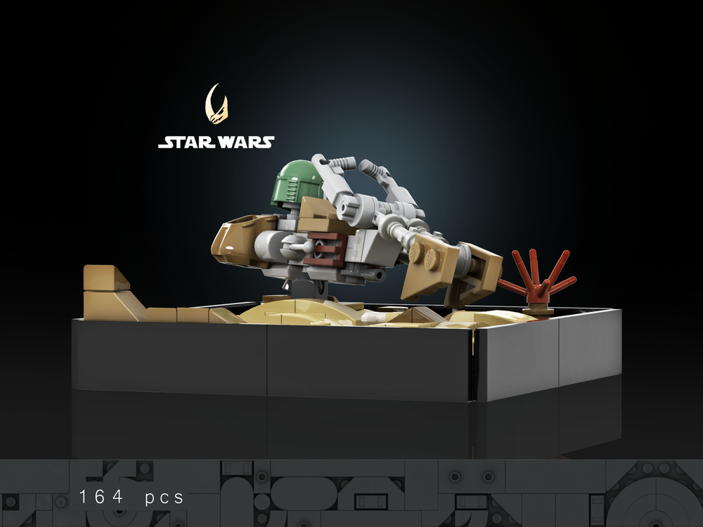 Lego Moc The Mandalorian Speeder By Marius2002 Rebrickable Build