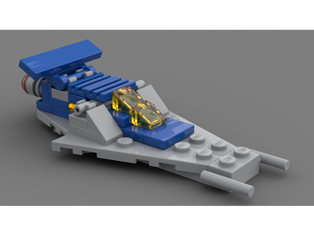 Lego Moc Micro Space Cruiser By Hikaru755 Rebrickable Build With Lego