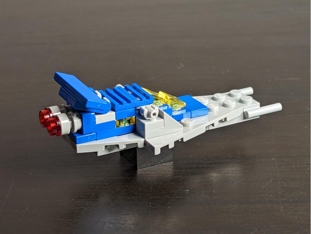 Lego Moc Micro Space Cruiser By Hikaru755 Rebrickable Build With Lego