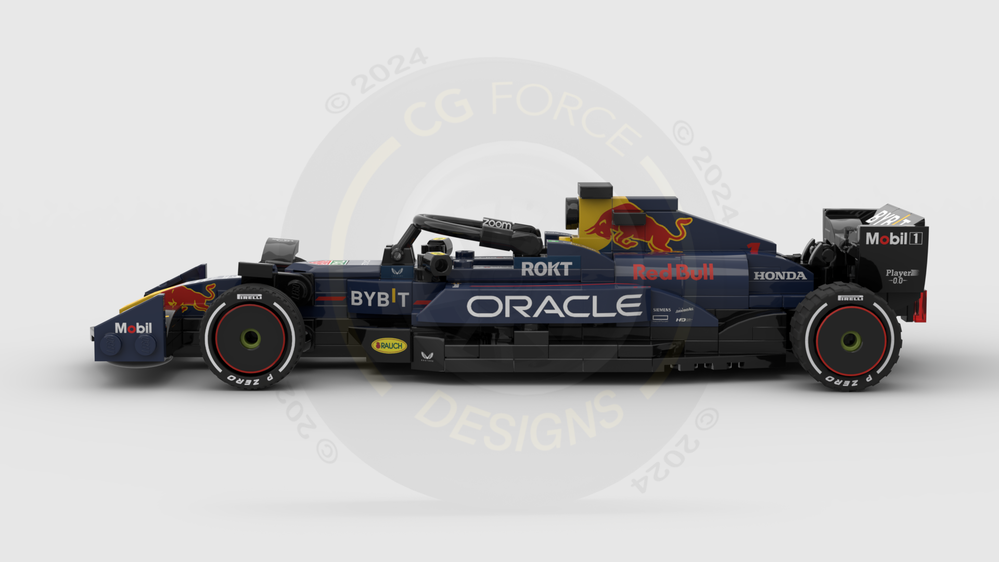 LEGO MOC F1 Redbull RB19 by CGForceDesigns | Rebrickable - Build with LEGO