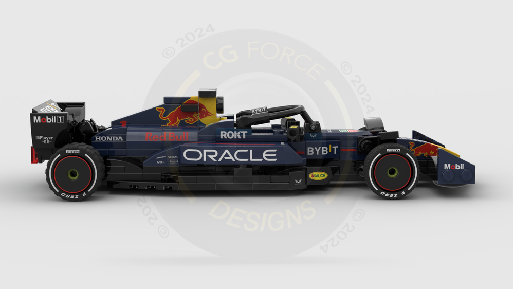 LEGO MOC F1 Redbull RB19 by CGForceDesigns | Rebrickable - Build with LEGO