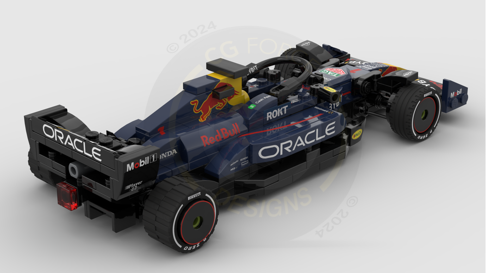LEGO MOC F1 Redbull RB19 by CGForceDesigns | Rebrickable - Build with LEGO