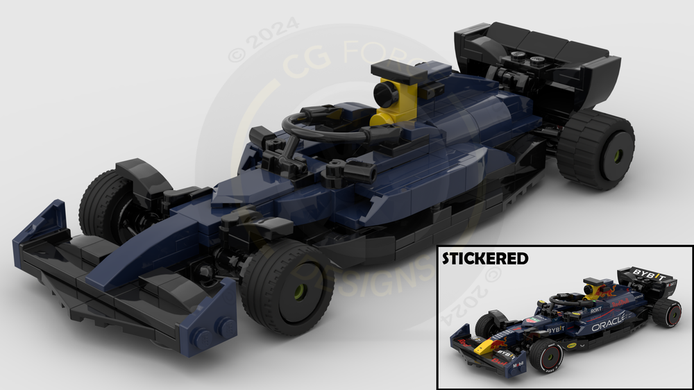 LEGO MOC F1 Redbull RB19 by CGForceDesigns | Rebrickable - Build with LEGO