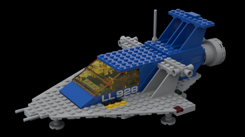 LEGO MOC Classic Space Reimagined: Space Transport LL924 by watson.lego ...