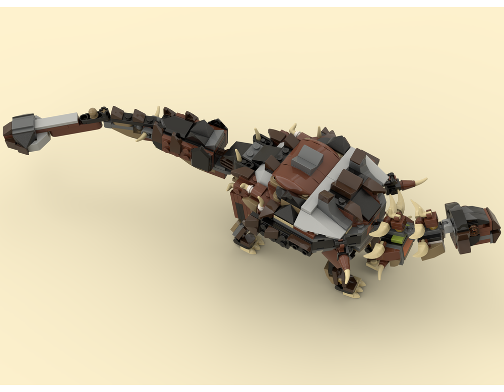 Lego Moc 76406 Ankylosaurid Dinosaur By Ambrosino Rebrickable Build