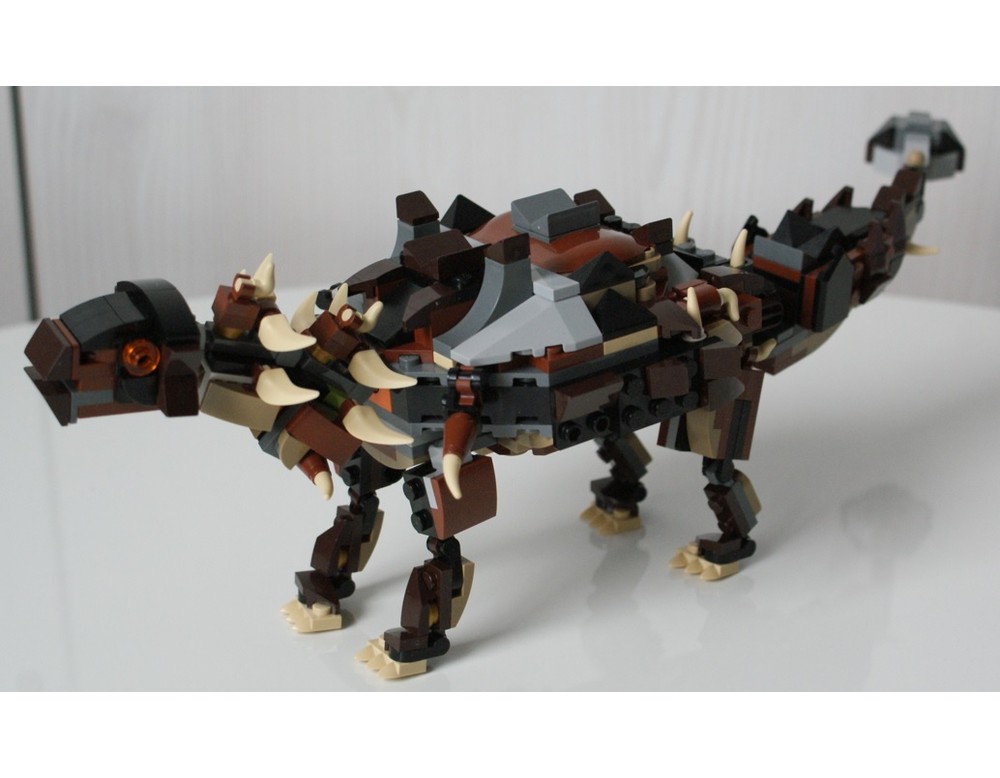 Lego Moc 76406 Ankylosaurid Dinosaur By Ambrosino Rebrickable Build