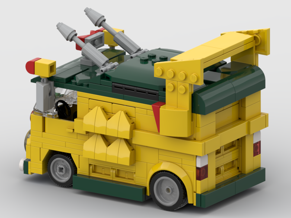 LEGO MOC 1987 TMNT Party Van by Jakob_ | Rebrickable - Build with LEGO