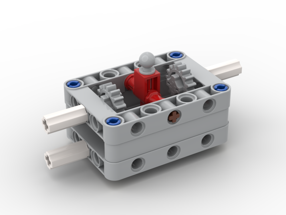 LEGO MOC 4WD / 2WD Selector by BD Technic | Rebrickable - Build with LEGO