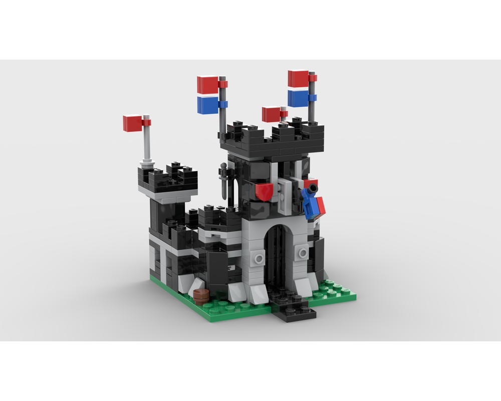 LEGO MOC Mini 6085 Black Monarchs Castle by christromans | Rebrickable ...