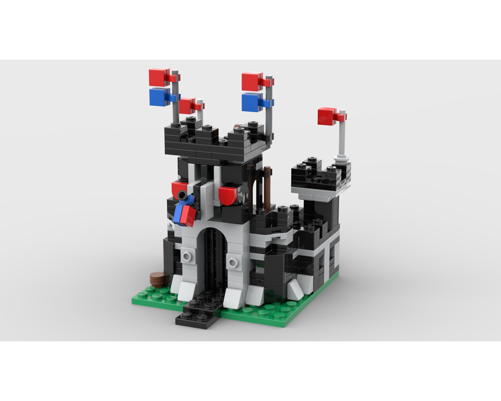 LEGO MOC Mini 6085 Black Monarchs Castle by christromans | Rebrickable ...