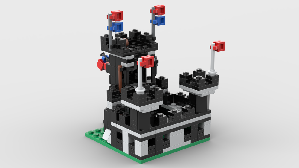 Lego Moc Mini 6085 Black Monarchs Castle By Christromans Rebrickable