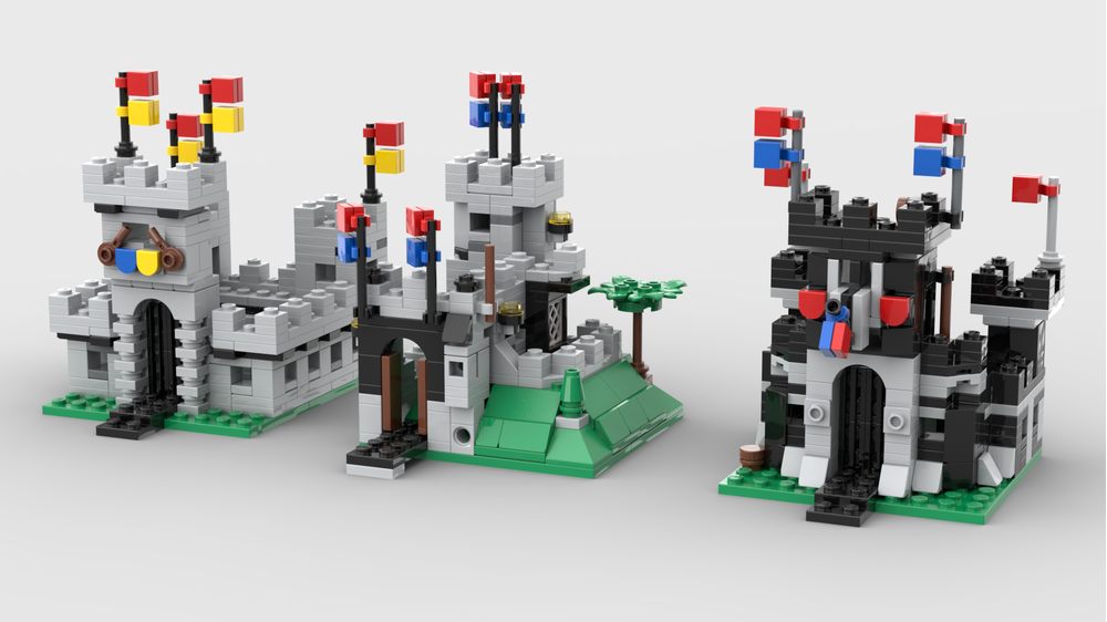 Lego Moc Mini 6085 Black Monarchs Castle By Christromans Rebrickable