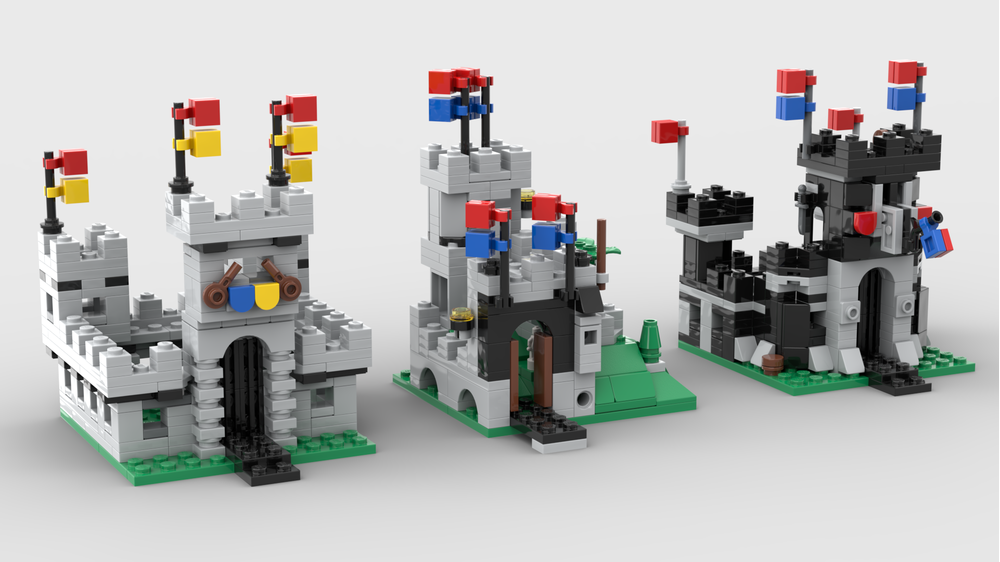 LEGO MOC Mini 6085 Black Monarchs Castle by christromans | Rebrickable ...
