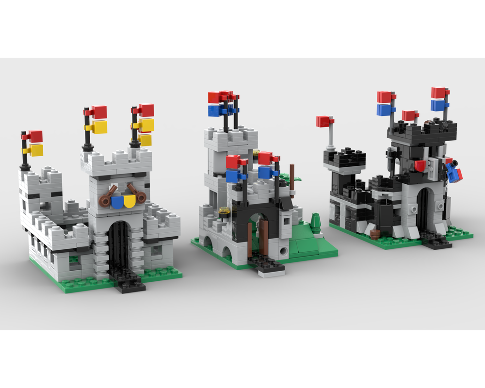 LEGO MOC Mini 6085 Black Monarchs Castle by christromans | Rebrickable ...
