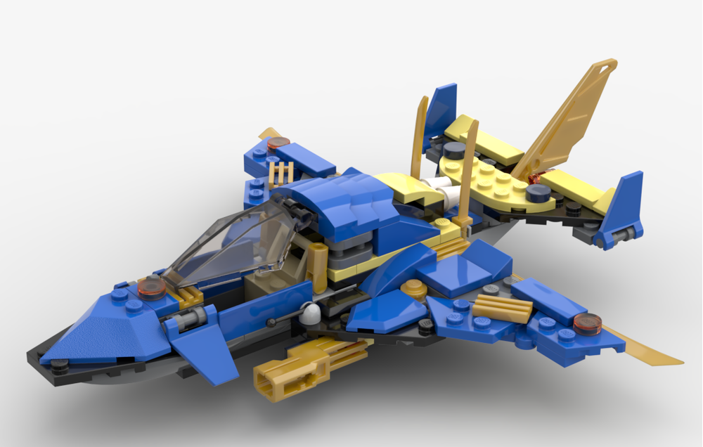 LEGO MOC 71784 Jays Delta Wing Jet by crazy8ron | Rebrickable - Build ...