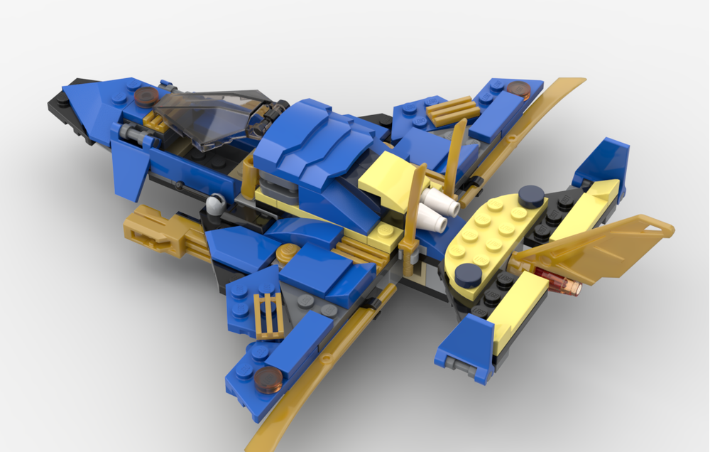 LEGO MOC 71784 Jays Delta Wing Jet by crazy8ron | Rebrickable - Build ...