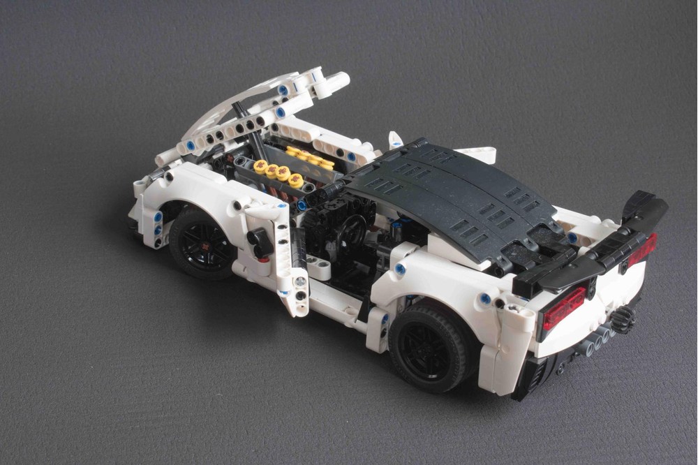 Lego Moc 42093 Mod White By Jelo Rebrickable Build With Lego