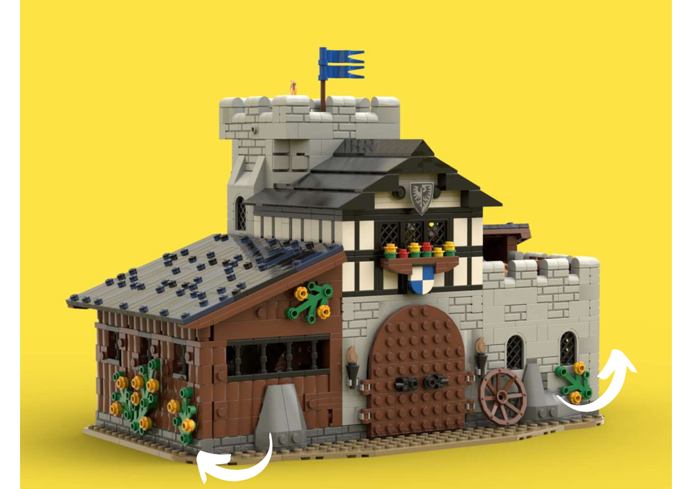 LEGO MOC Falcon's Stable by lux.bricks | Rebrickable - Build with LEGO