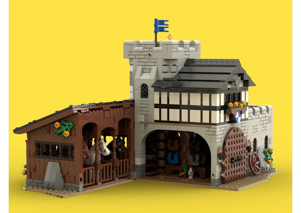 LEGO MOC Falcon's Stable by lux.bricks | Rebrickable - Build with LEGO
