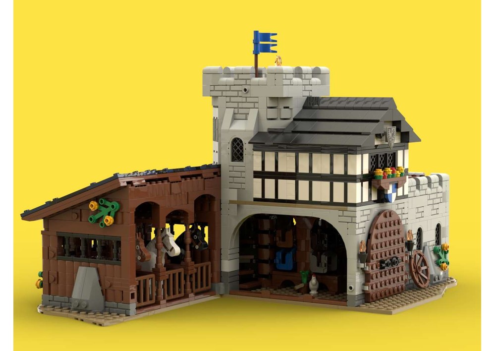 LEGO MOC Falcon's Stable by lux.bricks | Rebrickable - Build with LEGO