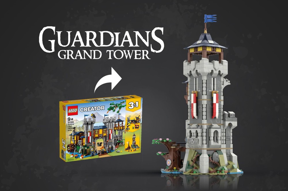 LEGO MOC Guardians Grand Tower by Made With Brix | Rebrickable - Build ...
