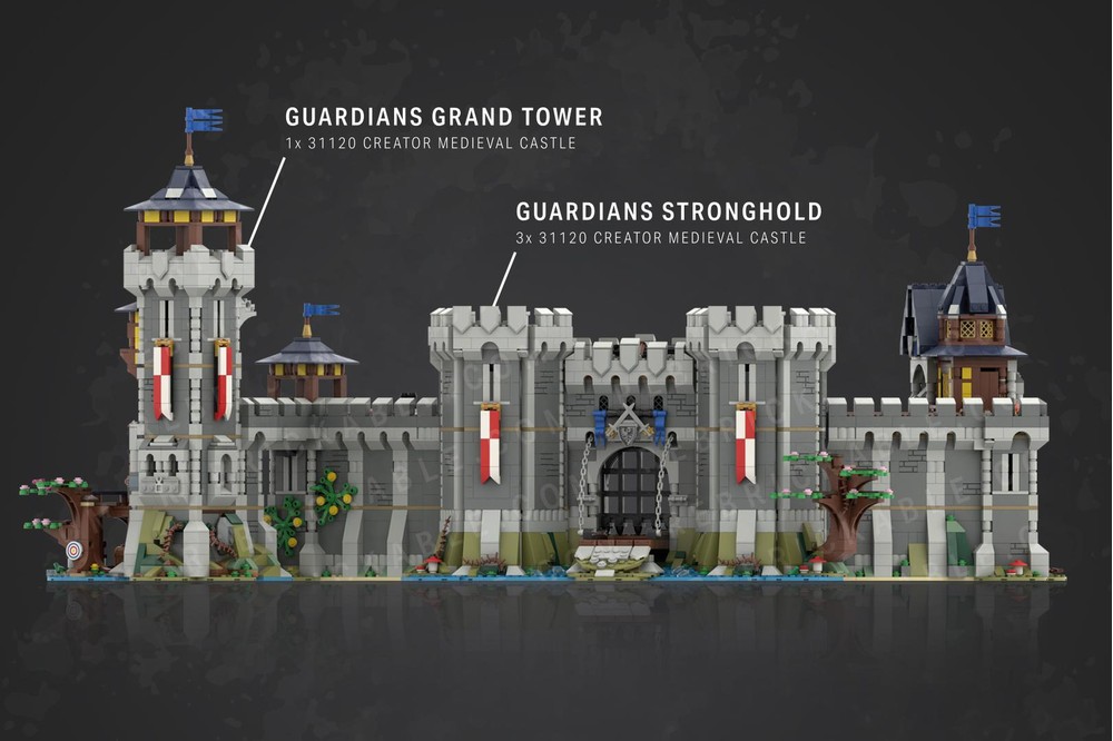 Lego Moc Guardians Grand Tower By Made With Brix Rebrickable Build