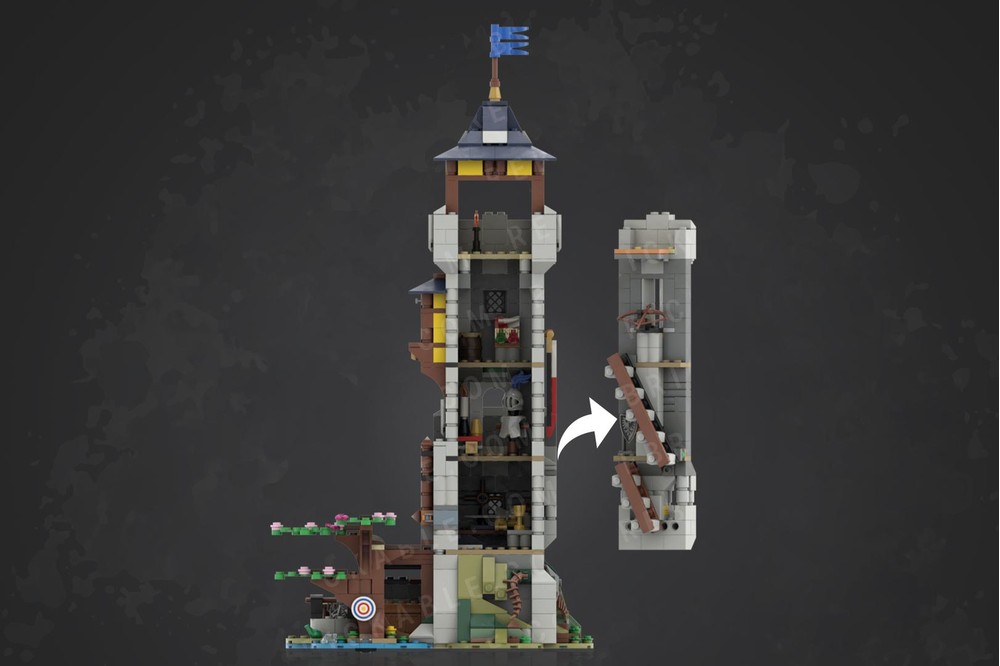 LEGO MOC-141500 Guardians Grand Tower by Made With Brix | Rebrickable ...