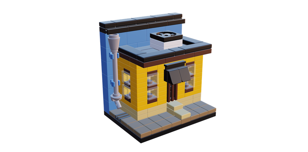LEGO MOC house down the street by cod1 | Rebrickable - Build with LEGO