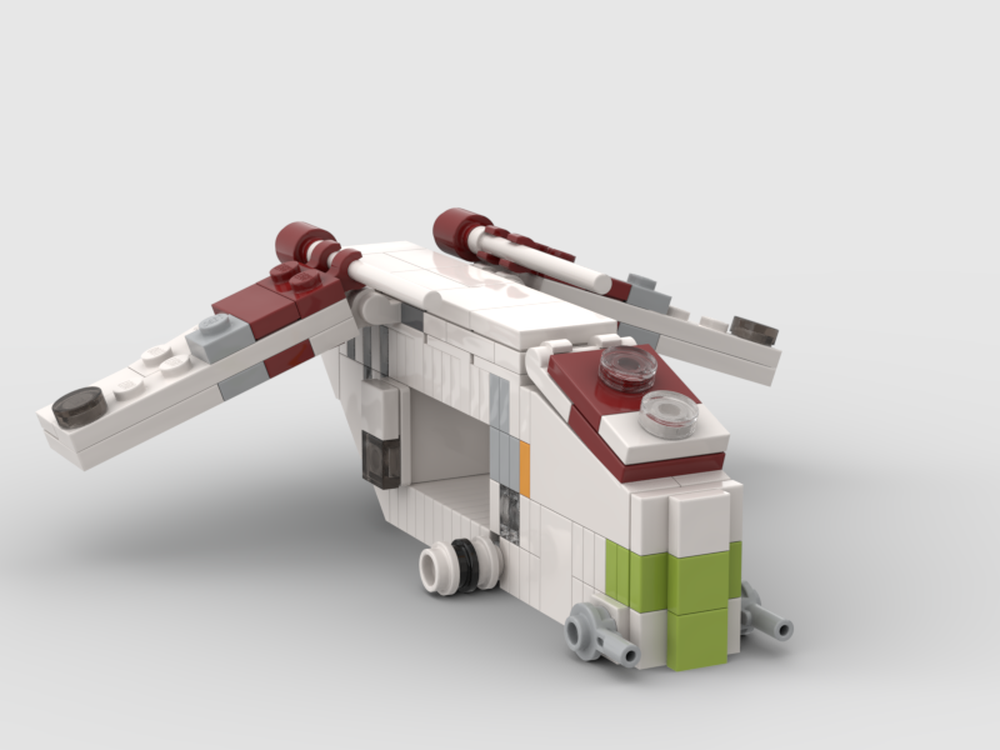 LEGO MOC republic Gunship by x_luca_x3 | Rebrickable - Build with LEGO