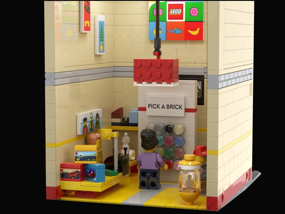 Lego Moc The Lego Store By Lordbricker Rebrickable Build With Lego
