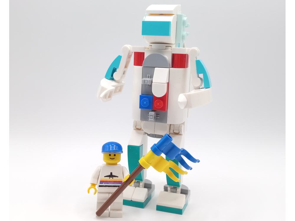 Lego Moc 31140 Astronaut By Dafeld Rebrickable Build With Lego