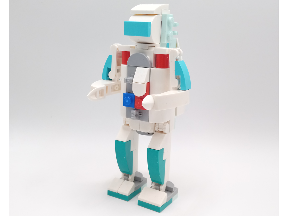 Lego Moc 31140 Astronaut By Dafeld Rebrickable Build With Lego