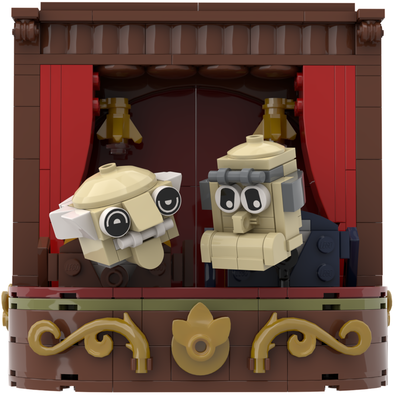 LEGO MOC Waldorf & Statler by javiperillas | Rebrickable - Build with LEGO