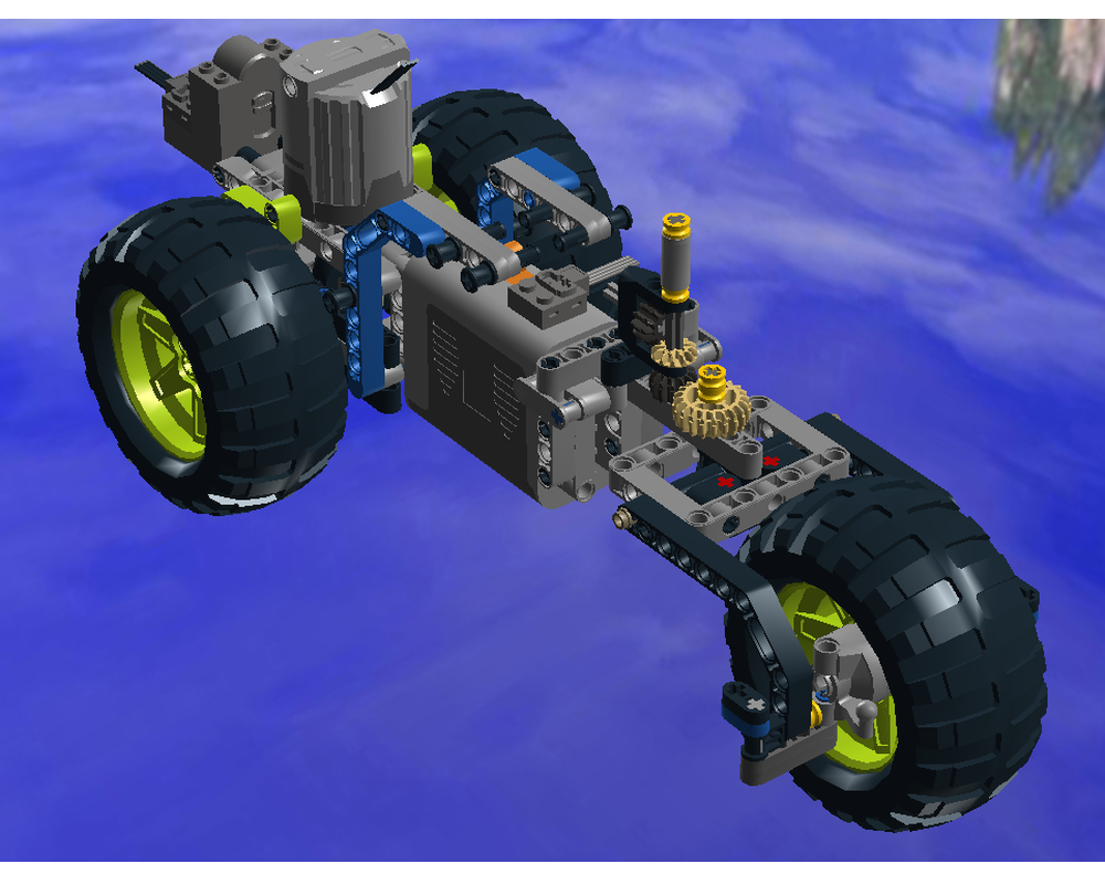 LEGO MOC-14159 Three Wheeler (Technic 2017) | Rebrickable - Build with LEGO