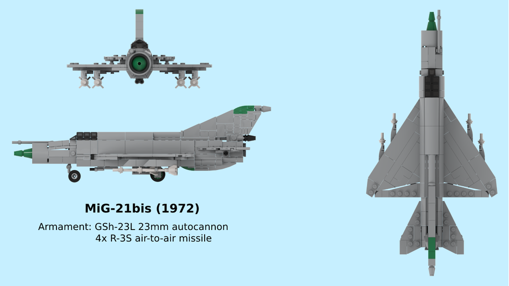 Lego Moc Mig 21bis By Eattoaster Rebrickable Build With Lego