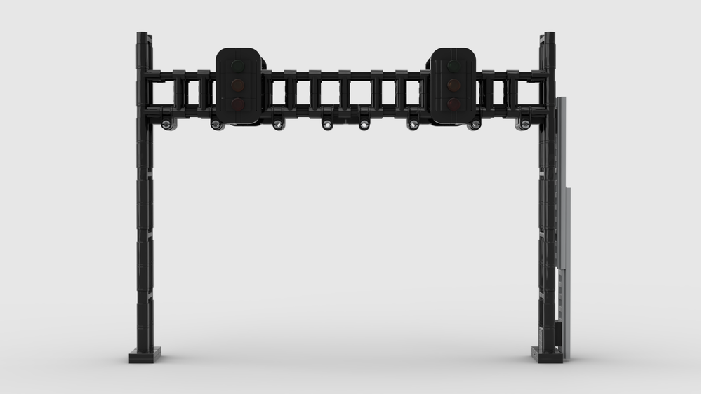 LEGO MOC Double railway signaling - Double signalisation ferroviaire ...