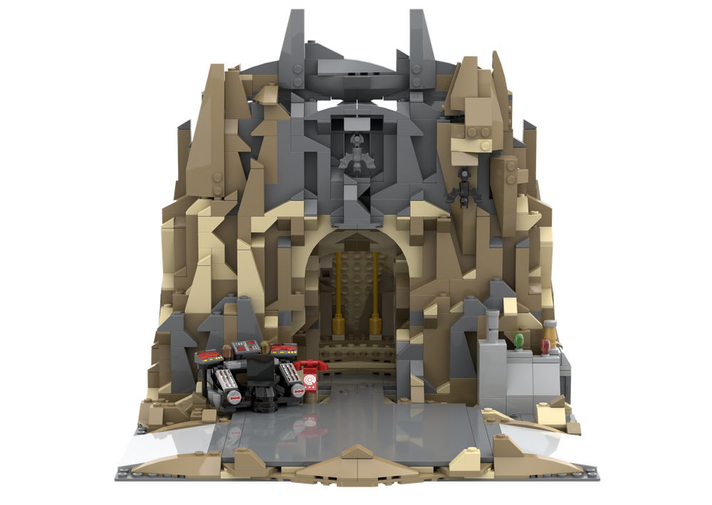 Lego Moc Batcave Classic And Batmobile By Brickmocman Rebrickable