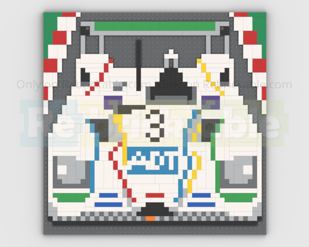 LEGO MOC Audi R8 LMP1 2005 Le Mans Winner Car Art by Andy Ps Bricks ...