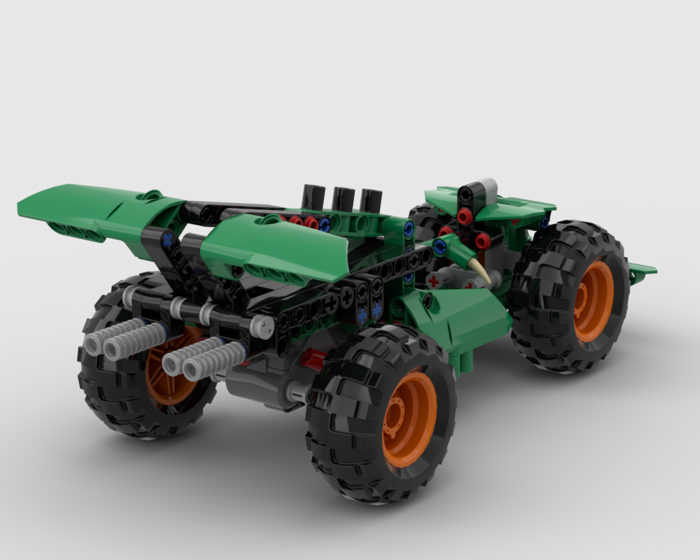 Lego Moc Racing Car 42149 Alternative By Erikgs Rebrickable Build