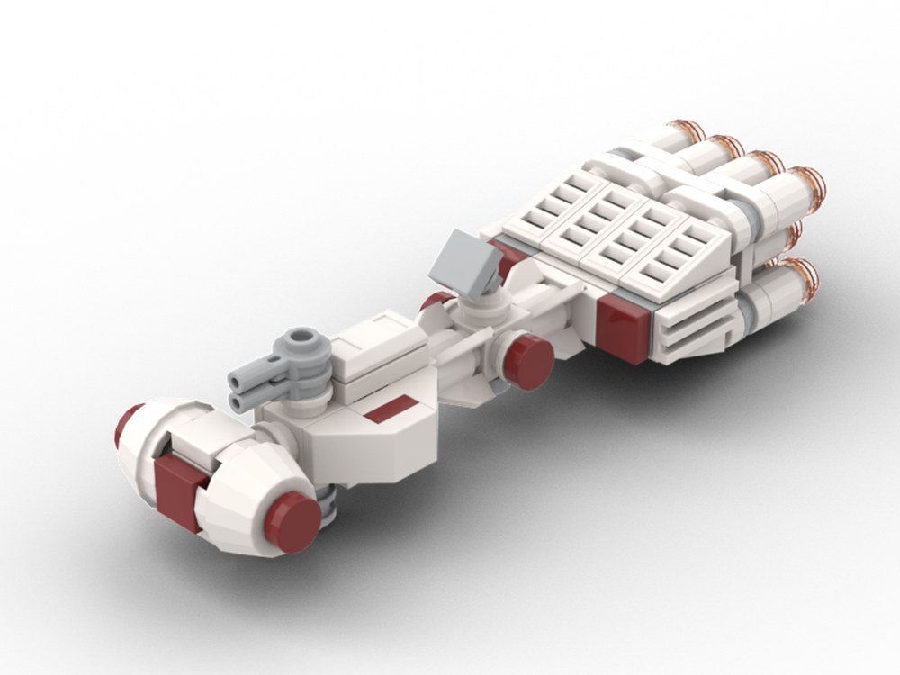 LEGO MOC Tantive IV Micro Scale by Goobladoosh | Rebrickable - Build with LEGO
