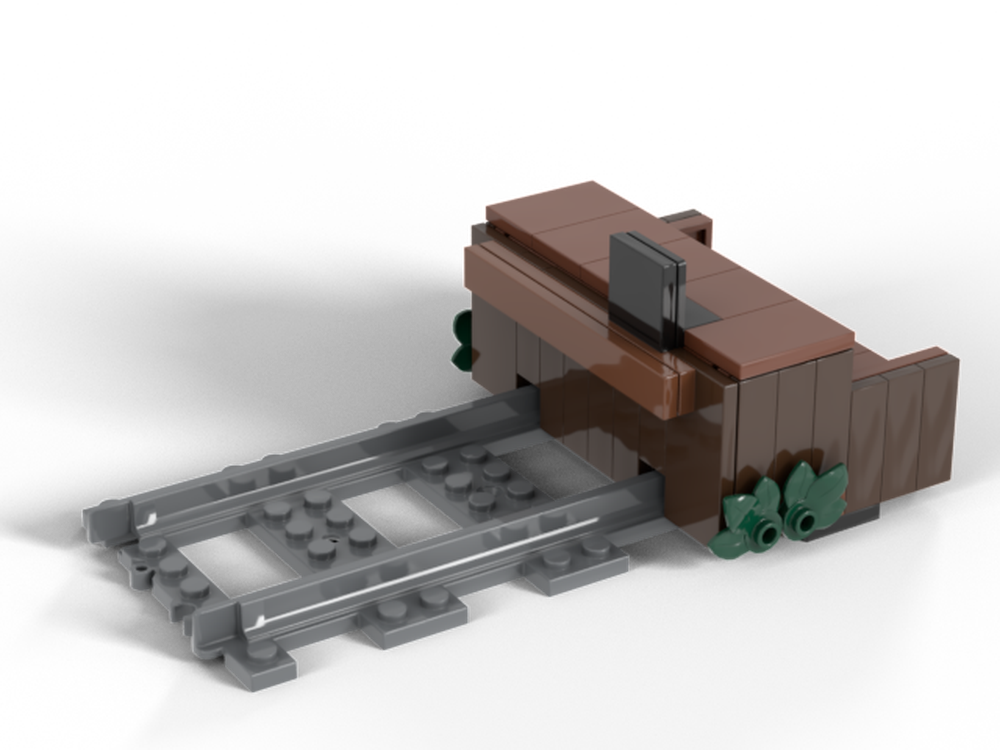 LEGO MOC wooden buffer stop by DJP760 | Rebrickable - Build with LEGO
