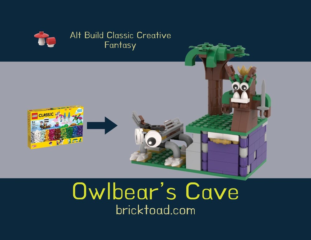 LEGO MOC Owlbear’s Cave 11033 Alt Build by bricktoad | Rebrickable ...