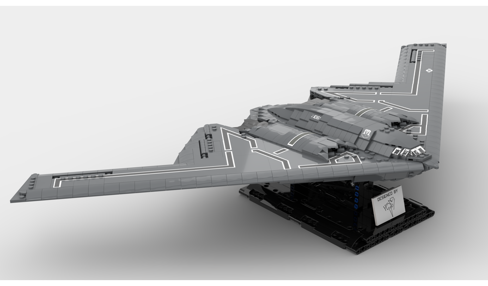 LEGO MOC-141726 1:72 Scale B-2 Spirit by HandSolo99 | Rebrickable ...