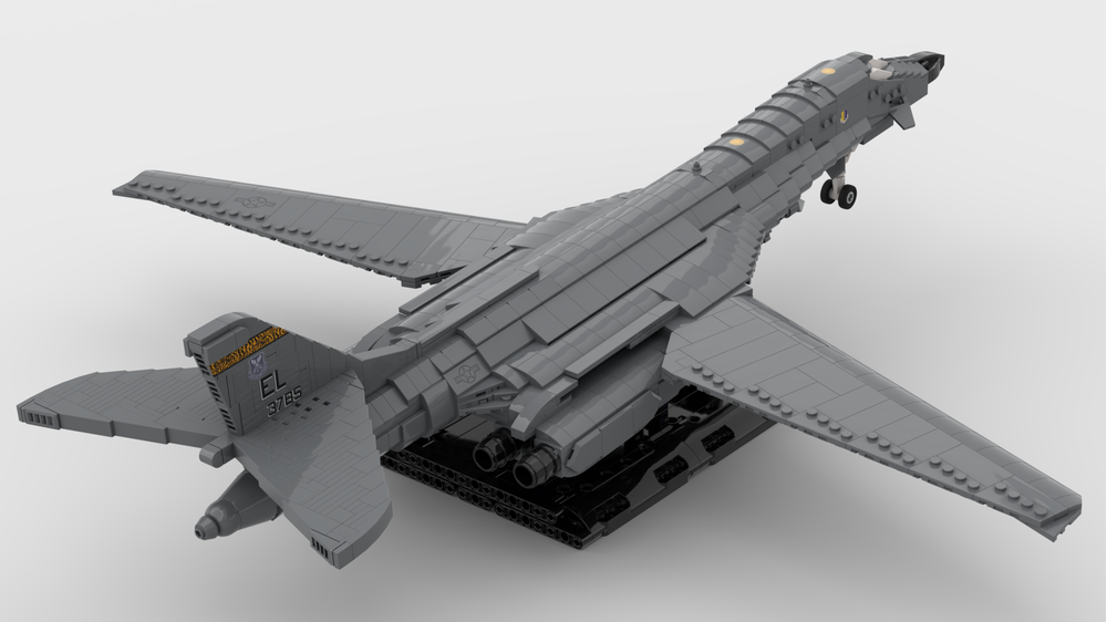 LEGO MOC 1:72 Scale B-1B Lancer by HandSolo99 | Rebrickable - Build ...