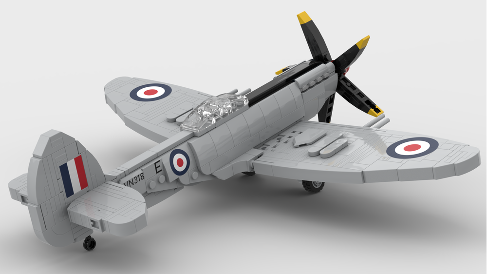 LEGO MOC 1:35 Scale Spitfire F MK.24 by HandSolo99 | Rebrickable ...
